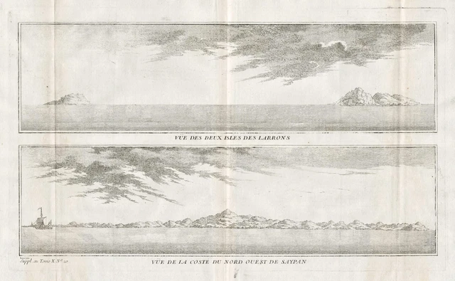 MARIANA ISLANDS SAIPAN Island North Pacific Ocean Philippine Sea $28.77 ...