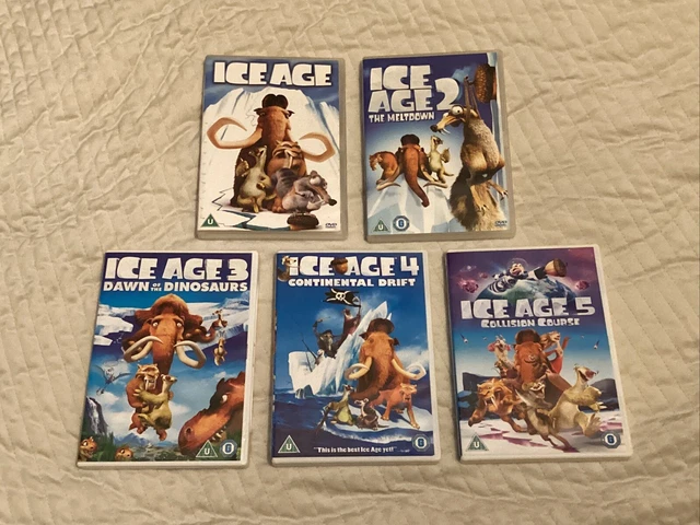 ICE AGE: MOVIE Collection (Set Of 5 DVDs) £10.00 - PicClick UK