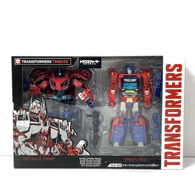 TAKARA TOMY TRANSFORMERS Tribute Tlk-Ex Optimus Prime ＆ Orion Pax Tghb ...