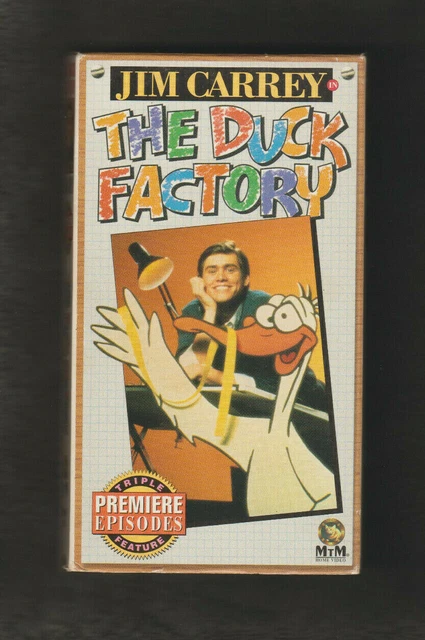 JIM CARREY THE Duck Factory TV Series Premiere Episodes 1994 VHS Triple ...