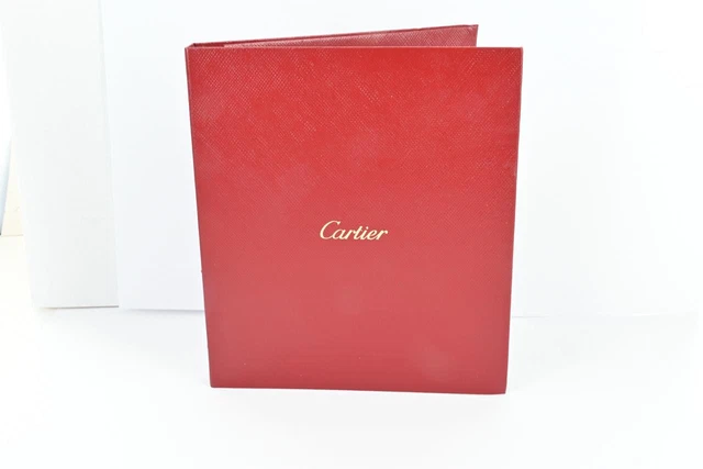 CARTIER WATCH INSTRUCTIONS Booklet & Red Folder Calibre De Cartier Etc ...