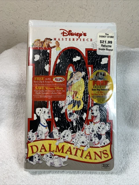 101 DALMATIANS 1999 Vhs Walt Disney Classic New Factory Sealed Clam ...