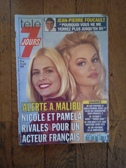MAGAZINE TÉLÉ 7 jours de 1994 - Nicole Eggert, Pamela Anderson, Alerte ...