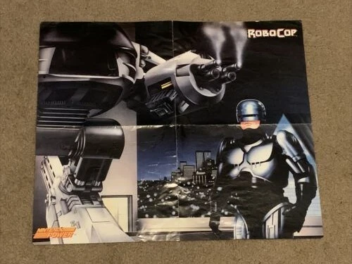 NINTENDO POWER VOL 7 RoboCop Robo Cop Poster Only Faxanadu Map Insert ...