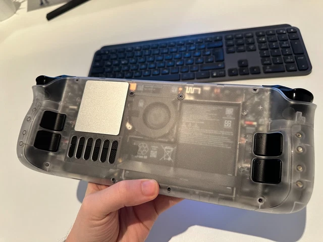VALVE STEAM DECK OLED 512GB + 1TB Micro SD ! Transparent - Absolut ...