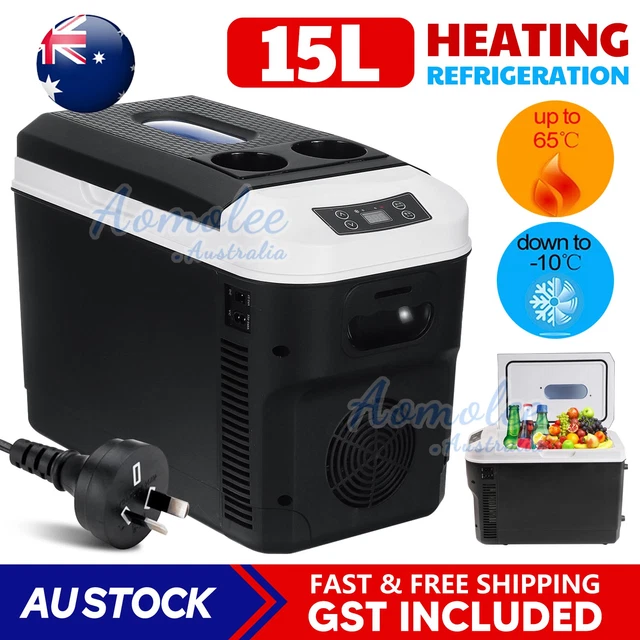 15L 12V/24/240V CENTRE Console Fridge Freezer Portable Travel Camping ...