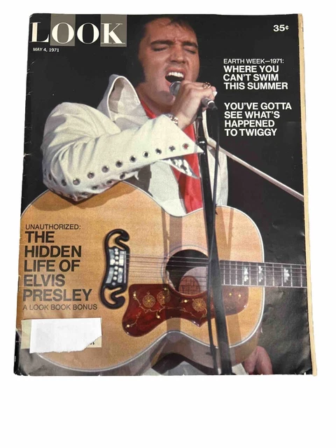 LOOK MAGAZINE MAY 4 1971 Unauthorized: The Hidden Life of Elvis Presley ...
