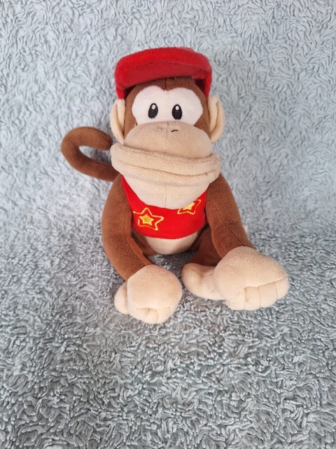 NINTENDO SUPER MARIO Diddy Kong Plush Soft Toy 2011 10” Tall £9.00 ...