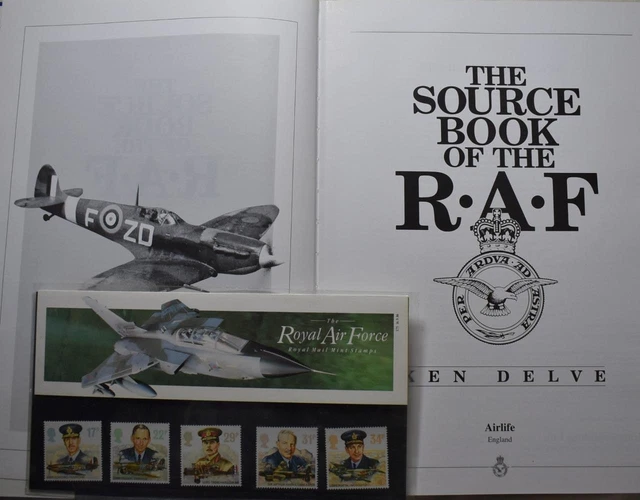 ROYAL AIR FORCE SOURCE BOOK & STAMPS. R.A.F. Squadrons, Aircraft ...