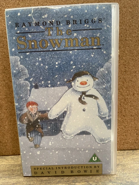 RAYMOND BRIGGS THE Snowman David bowie 1982 VHS Video Cassette tape PAL ...