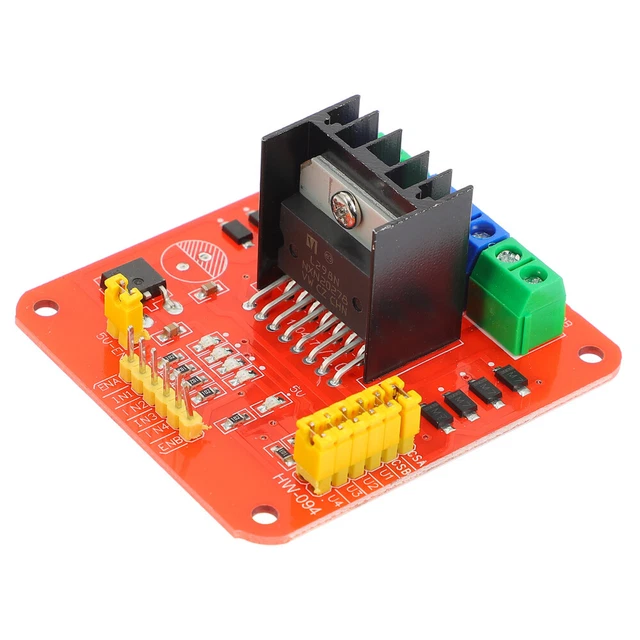 L298N DUAL H Bridge DC Stepper Motor Driver Module Controller Board £6. ...