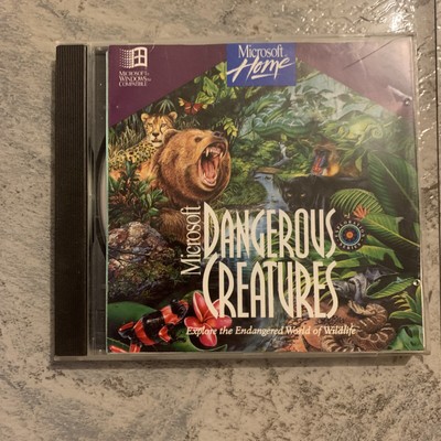 MICROSOFT DANGEROUS CREATURES - PC Windows CDROM 1994 £10.51 - PicClick UK
