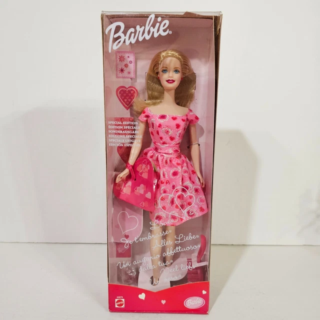 MATTEL (2001) BARBIE Special Edition Valentine Wishes Doll #50879 NIB ...