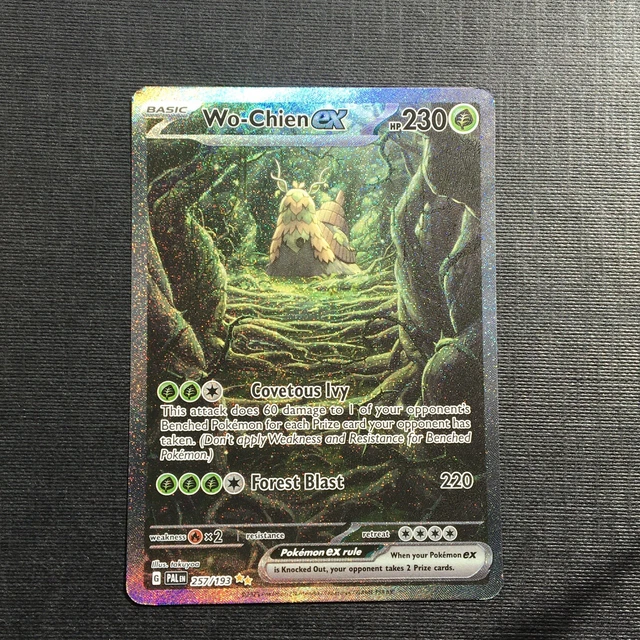POKEMON SV PALDEA Evolved Wo-Chien ex Special Illustration Rare 257/193 ...