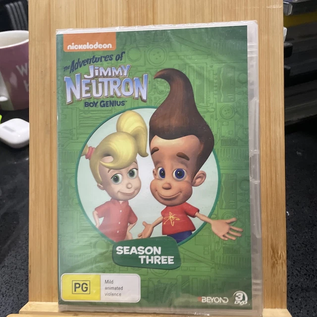 THE ADVENTURES OF Jimmy Neutron Boy Genius Season 3 DVD Brand New 2016 ...