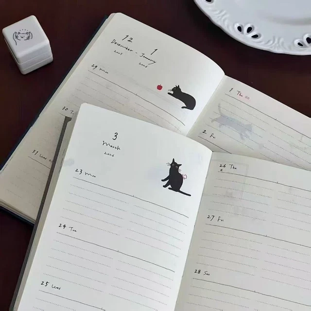 TO DO LIST 2026 Schedule Book Hard Shell Daily Planner B5 Notebook ...