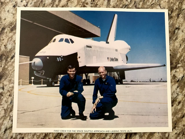 NASA SPACE SHUTTLE ALT 1 - Gordon Fullerton and Fred Haise Official ...