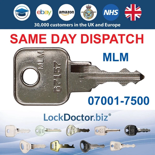LOCKDOCTOR.BIZ REPLACEMENT MLM Office Locker Furniture Key Series (7001 ...