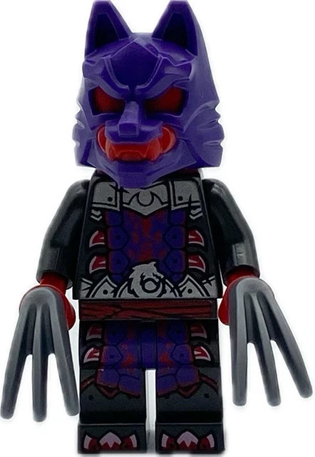 LEGO NINJAGO WOLF Mask Warrior Minifigur Figur njo895 Aus Set 30675 Neu ...