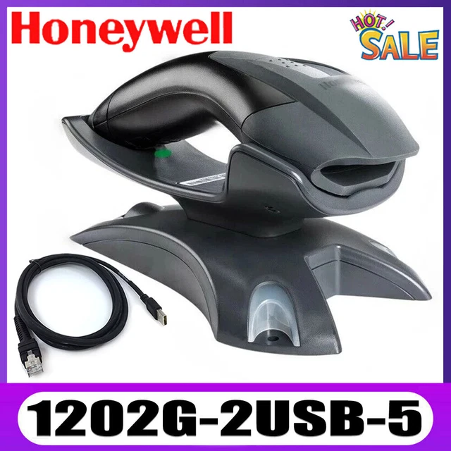 HONEYWELL VOYAGER 1202G-2USB-5 Wireless Single-Line Laser Barcode ...