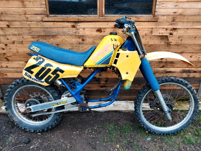 SUZUKI TS250X ROLLING Chassis Frame Forks Wheels engine SJ11B 1985/87 £ ...