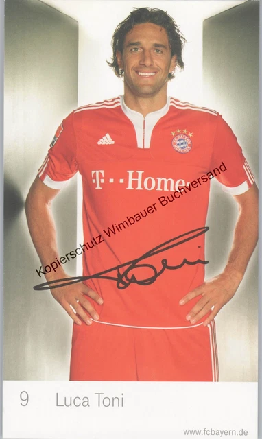AUTOGRAMMKARTE LUCA TONI Bayern München Toni, Luca : EUR 13,00 ...