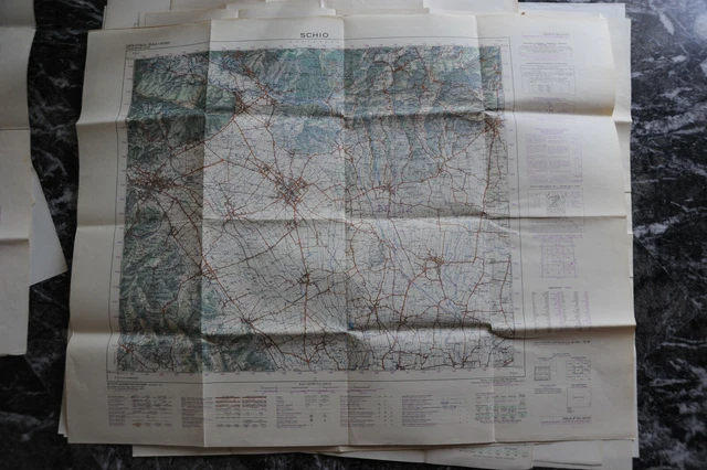 ISTITUTO GEOGRAFICO MILITARE - Cartina Geografica - Schio EUR 6,97 ...