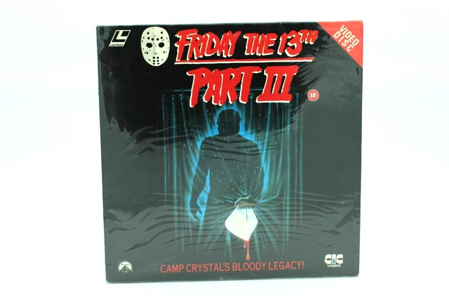 FRIDAY THE 13TH Part 3 - Original Laserdisc Englisch - Neuwertig ...