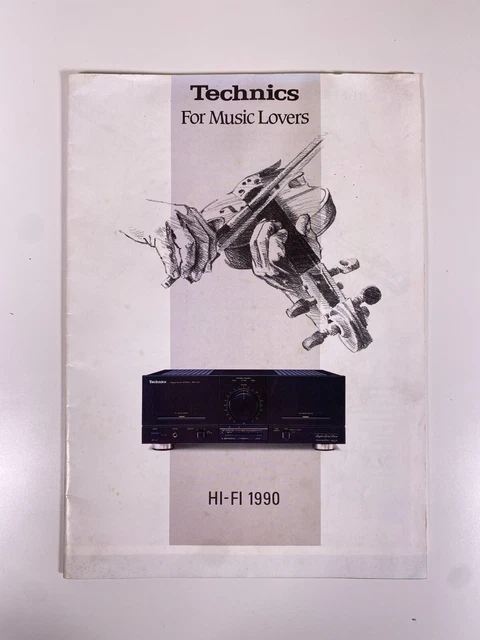 TECHNICS HI-FI 1990 Brochure Catalogue - VGC £15.00 - PicClick UK