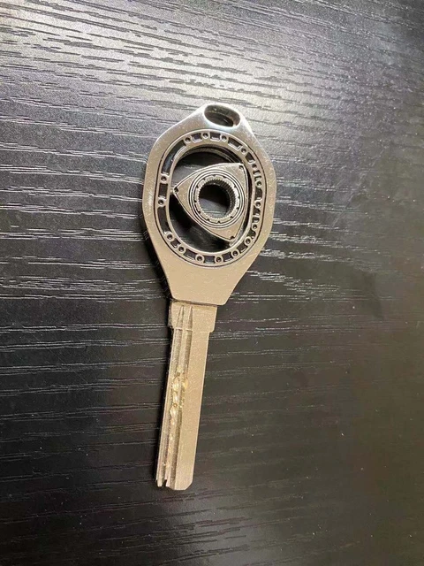 JDM PARK ROLLING Rotary Uncut Blank Key Replacement for Mazda RX7/8 FC ...