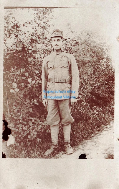 FOTO KUK SOLDAT WK1 Jäger ? Kaiserjäger ? ca. 11,8x8,8cm EUR 3,00 ...
