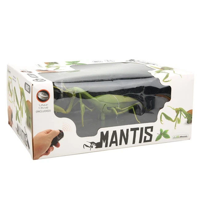 INFRARED REMOTE CONTROL High Simulation Insect Mantis Kid Trick Playing ...