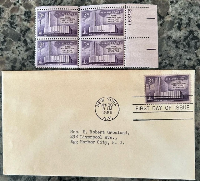 US STAMPS FIFTH International Philatelic Exhibition (FIPEX) FDC Vintage ...