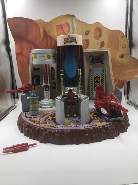 MIGHTY MORPHIN POWER Ranger Power Dome playset complete MMPR command ...