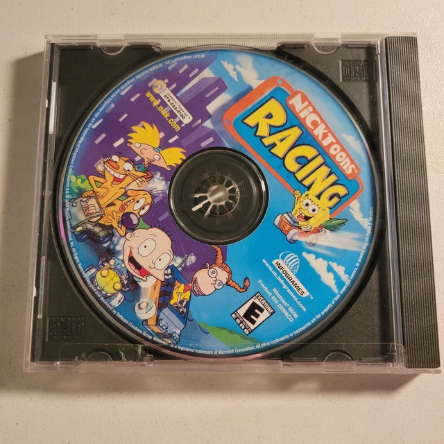 NICKTOONS RACING PC Game SpongeBob Rugrats CD-ROM 2001 *Disc Only* Win ...