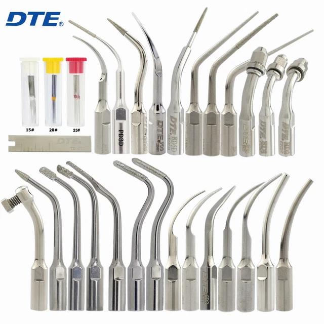 PUNTAS PIEZOELÉCTRICAS WOODPECKER DTE GD1 PD1 aptas Satelec ACTEON pieza de mano escaladora ...