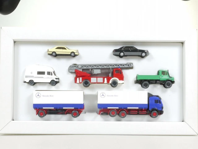 WIKING MERCEDES SET Unimog 500 SEL fire brigade trailer train rare ...