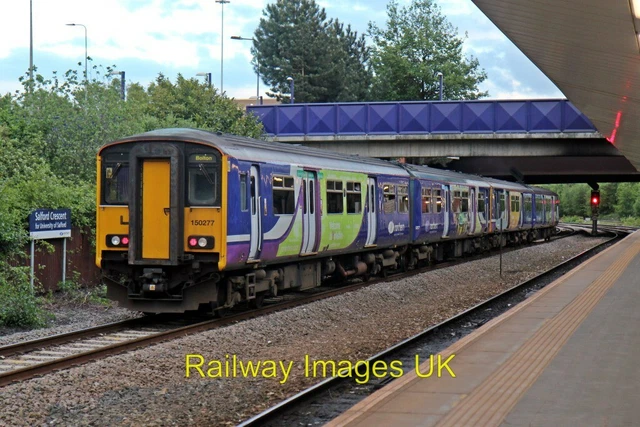 RAILWAY PHOTO CLASS 150 DMU Northern Rail 150277 Salford Crescent c2015 ...