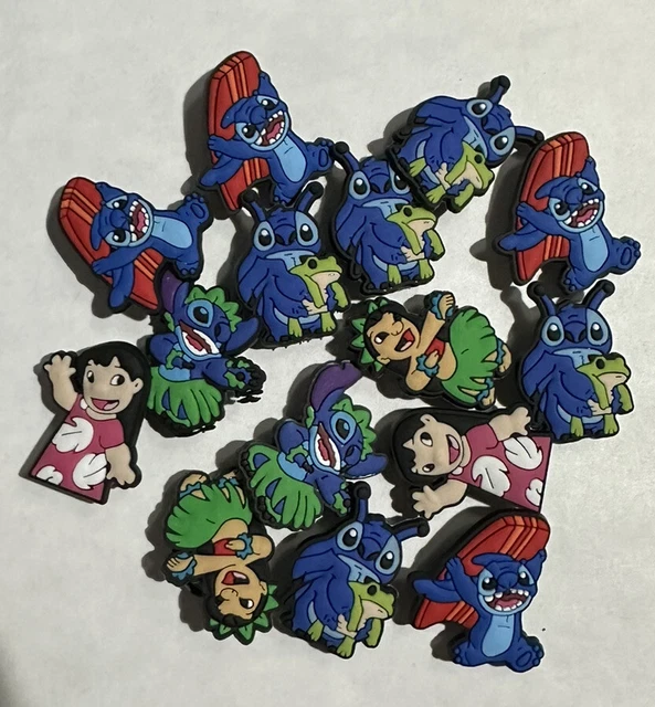 STITCH AND LILO croc charms New 21 Pc Set ! Read Description £33.19 ...