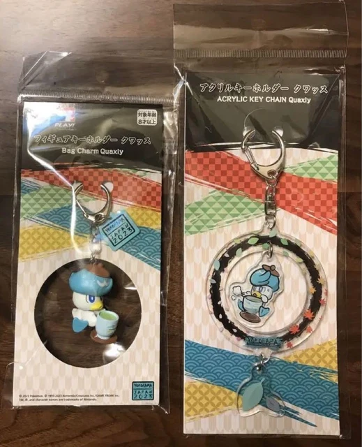 POKEMON CENTER JAPAN WCS 2023 Set di portachiavi in acrilico con figure Quaxly EUR 88,07 ...