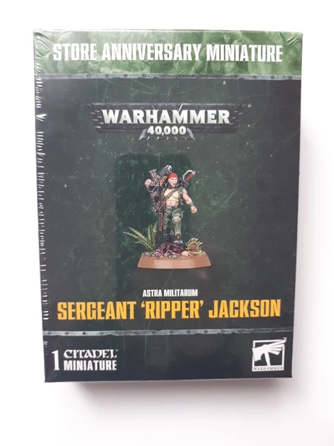 LIMITED EDITION SERGEANT Ripper Jackson Warhammer 40k Astra Militarum ...