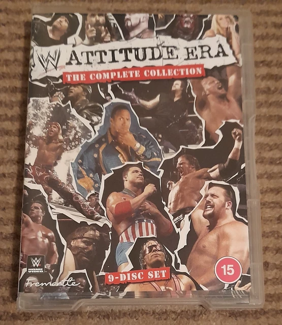 DVD WWE ATTITUDE Era The Complete Collection 9 disc £14.99 - PicClick UK