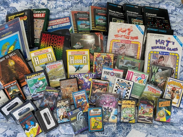 ACORN BBC MICRO / Electron Large Vintage Computer Game Lot Master Etc £ ...