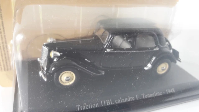 CITROEN TRACTION 11BL Calandre E Tonneline Presse N/Blister Miniature 1 ...