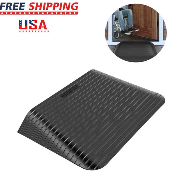 RUBBER THRESHOLD RAMP Threshold/ Wheelchair Access Ramp, 4" Rise ...