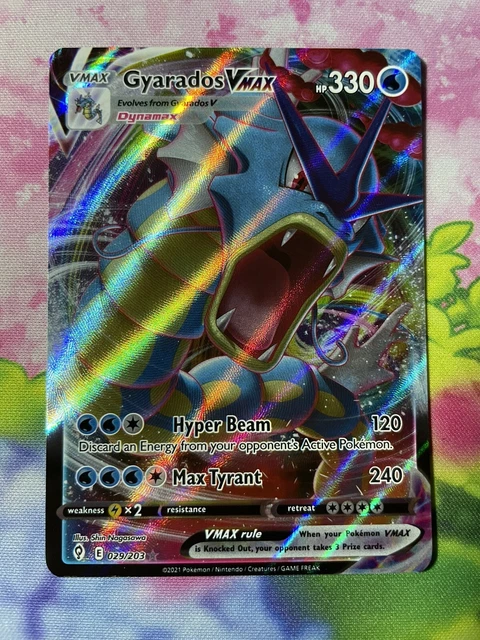 POKEMON CARD GYARADOS VMAX 029/203 Evolving Skies in English NM/M £23. ...