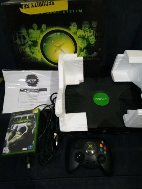 ORIGINAL XBOX CONSOLE in the box with controller and manual, game ...