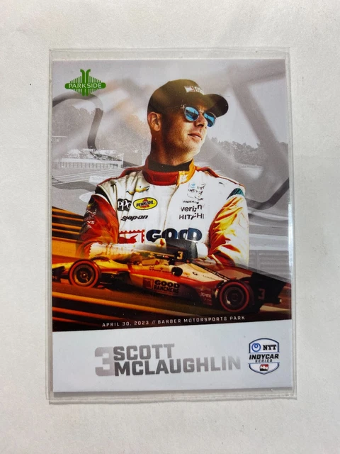SCOTT MCLAUGHLIN 2024 Parkside NTT INDYCAR #78 Card Barber Motorsports ...