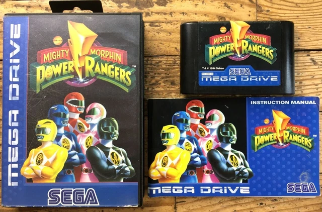 POWER RANGERS MIGHTY Morphin Complet Boîte Notice Megadrive Pal Euro ...