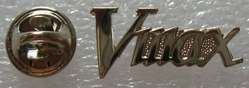 PIN BADGE YAMAHA Vmax V-Max Logo Lettering Motorcycle Art. 0320 ...